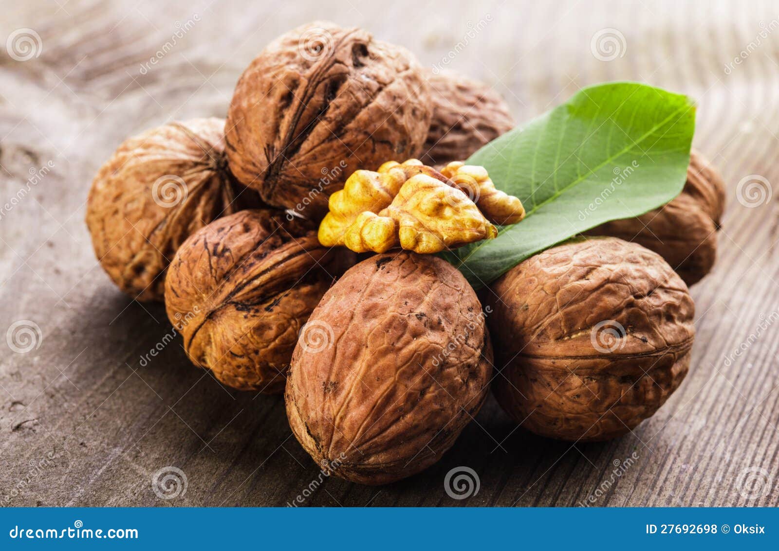 Walnuts heap stock photo. Image of green, seasonal, frond - 27692698