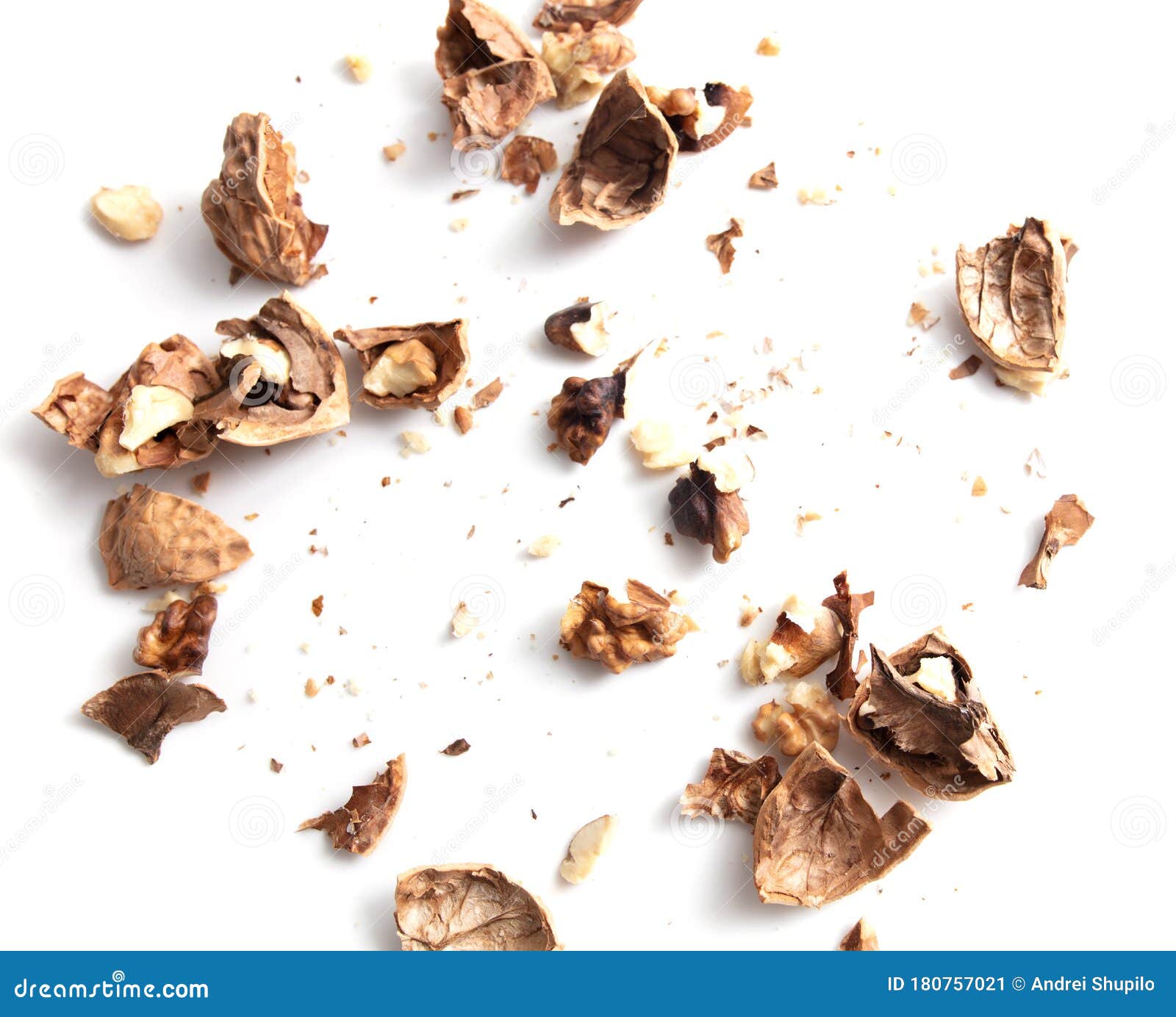 Walnuts Isolated on a White Background Stock Image - Image of nutrition ...