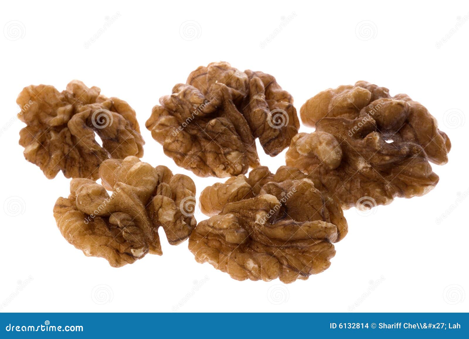 Walnuts Macro Isolated stock photo. Image of diet, vegetable - 6132814