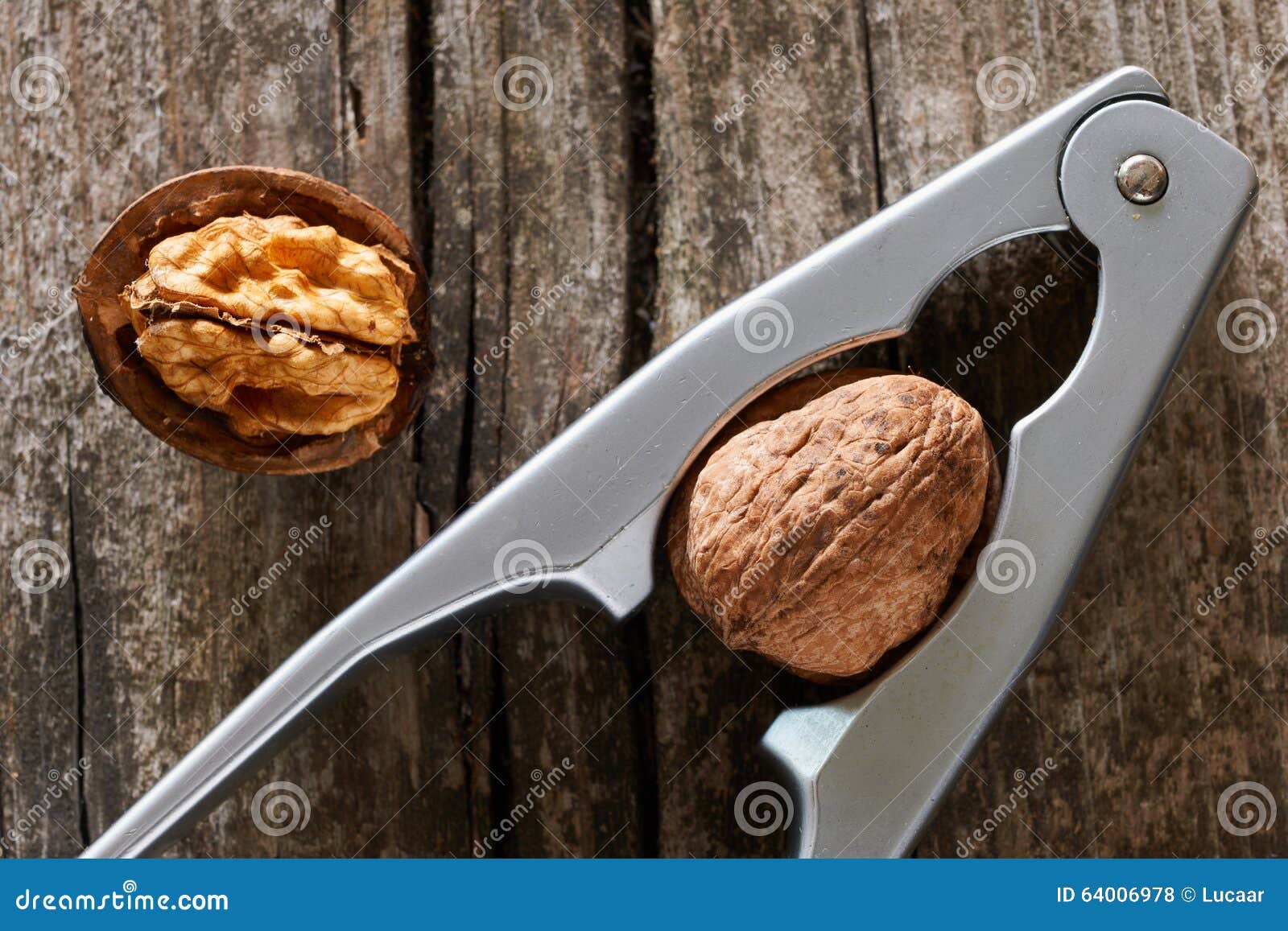 Walnuts and nutcracker stock photo. Image of food, tasty - 64006978