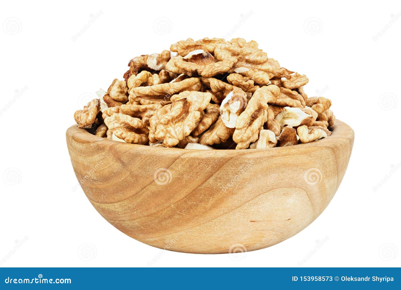 Walnuts peeled in a plate stock image. Image of close - 153958573