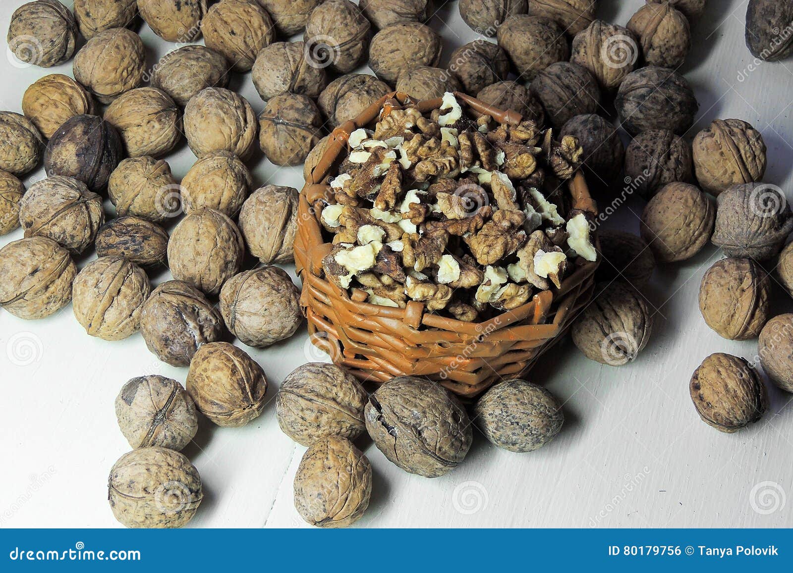 Walnuts peeled and whole stock photo. Image of natural - 80179756