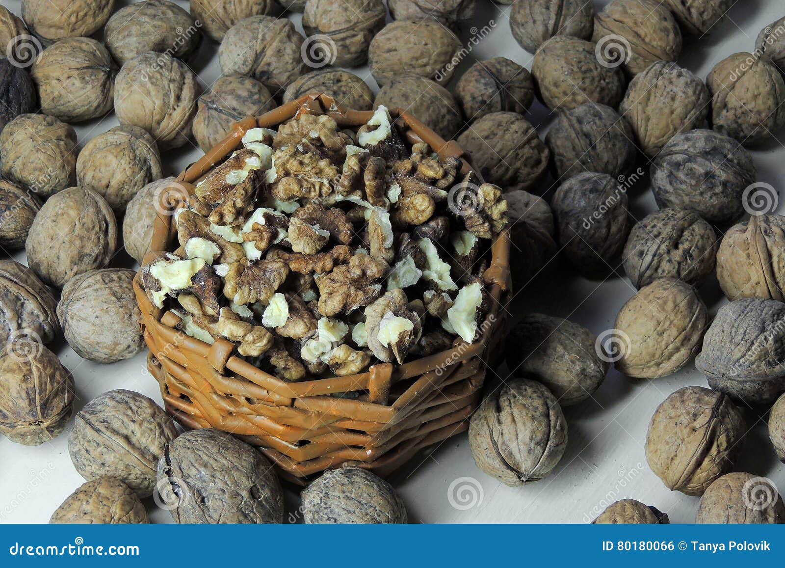 Walnuts peeled and whole stock photo. Image of retro - 80180066