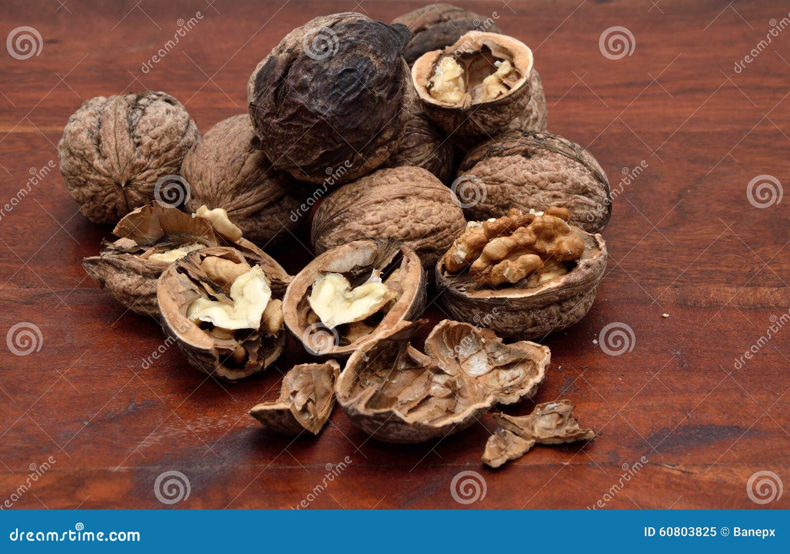 Walnuts stock image. Image of nature, closeup, season - 60803825