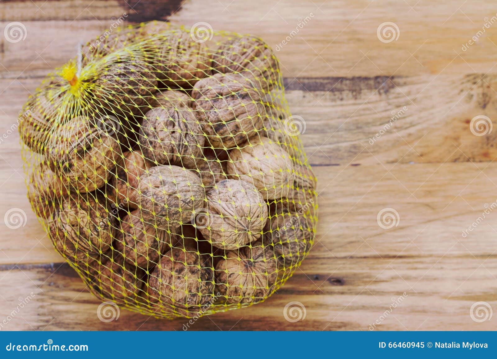 Walnuts in plastic bag stock image. Image of healthy - 66460945