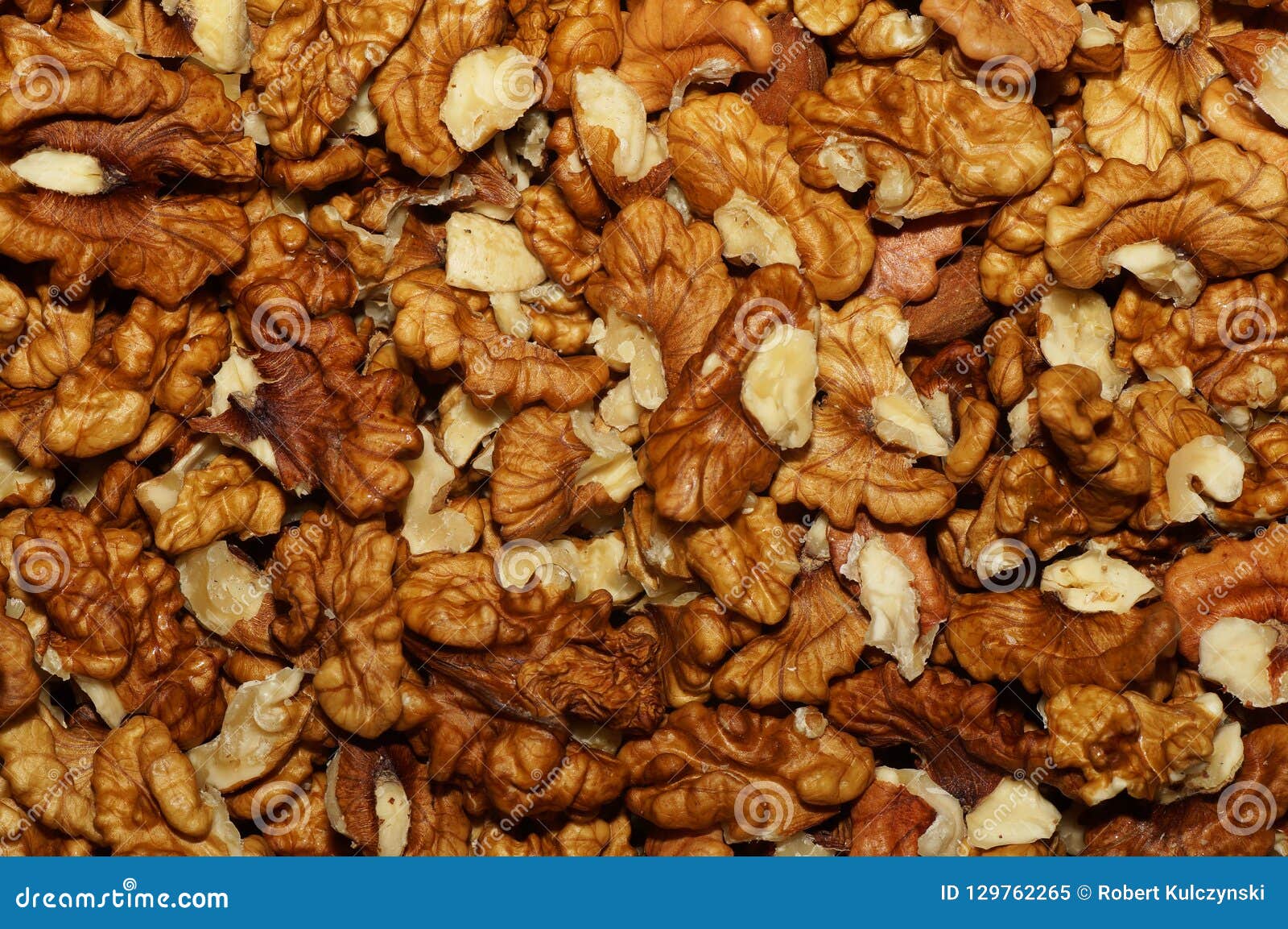 Walnuts without shell stock image. Image of snack, brown - 129762265