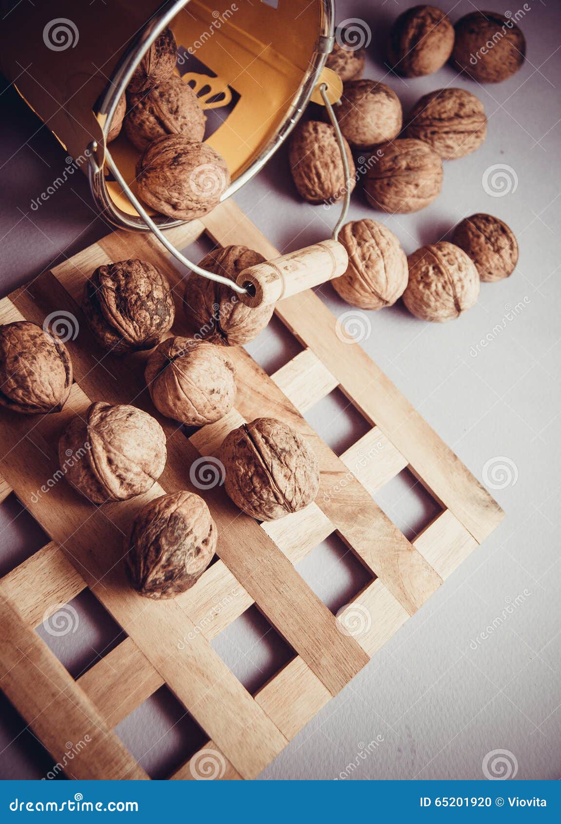 Walnuts with shell stock photo. Image of mixture, close - 65201920