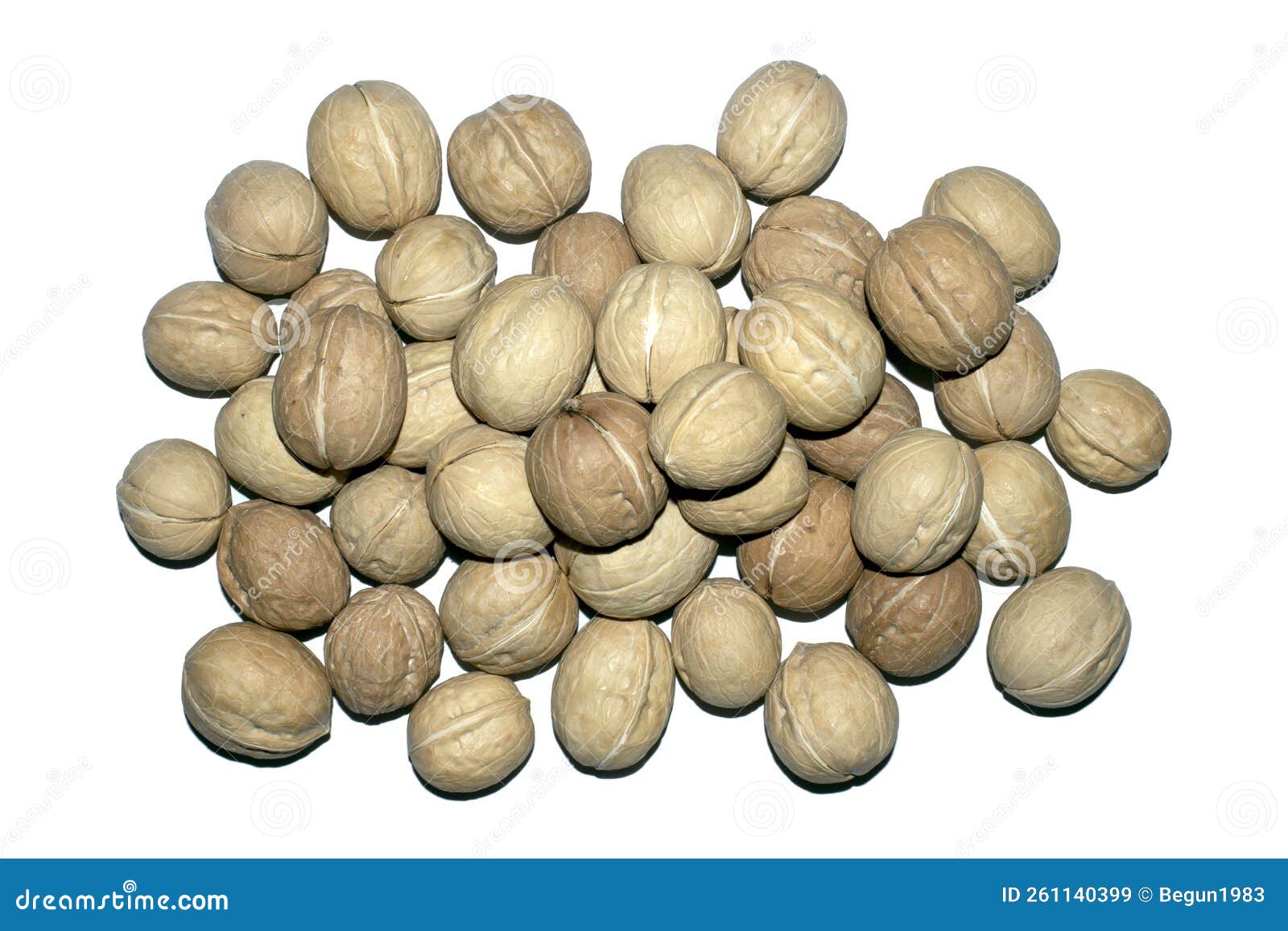 Top View Of Walnut Tree Cross-section With A Big Knot. Wood Grain ...