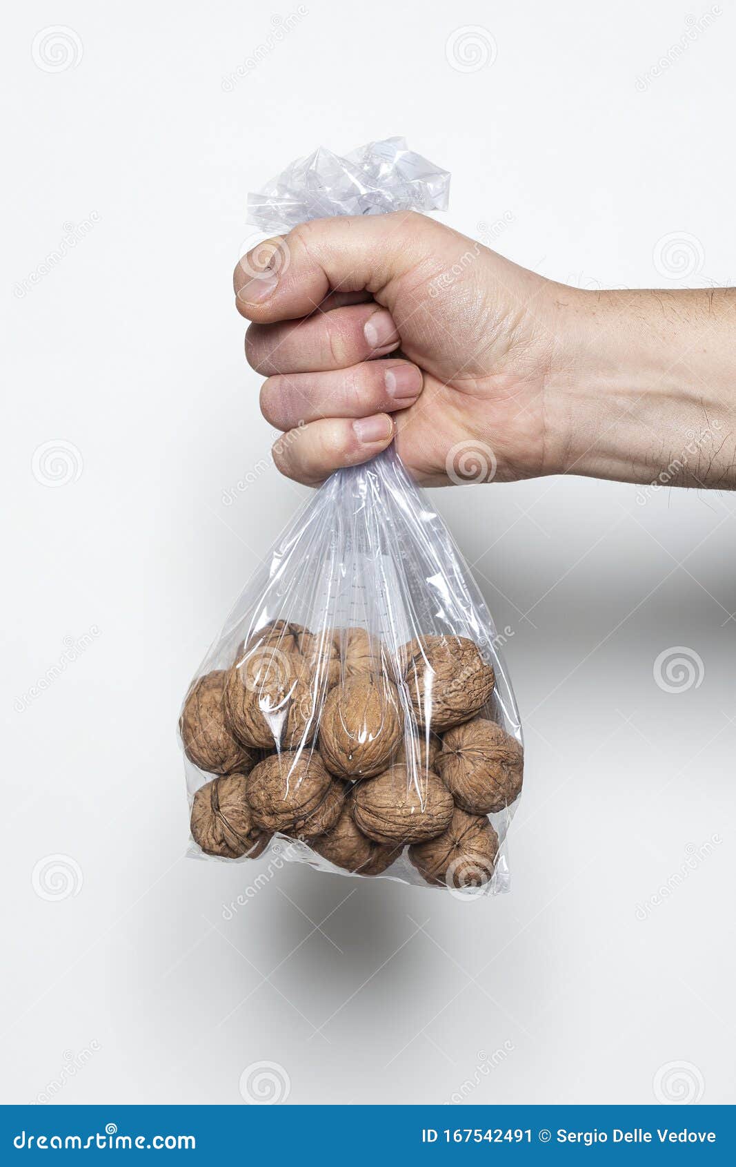Walnuts stock image. Image of plastic, healthy, protection - 167542491