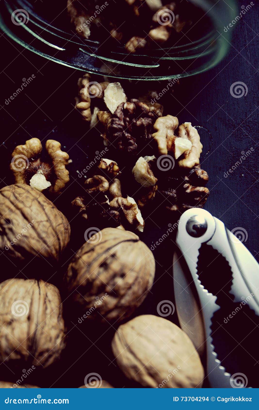 Walnuts walnut cracker jar stock photo. Image of healthy - 73704294