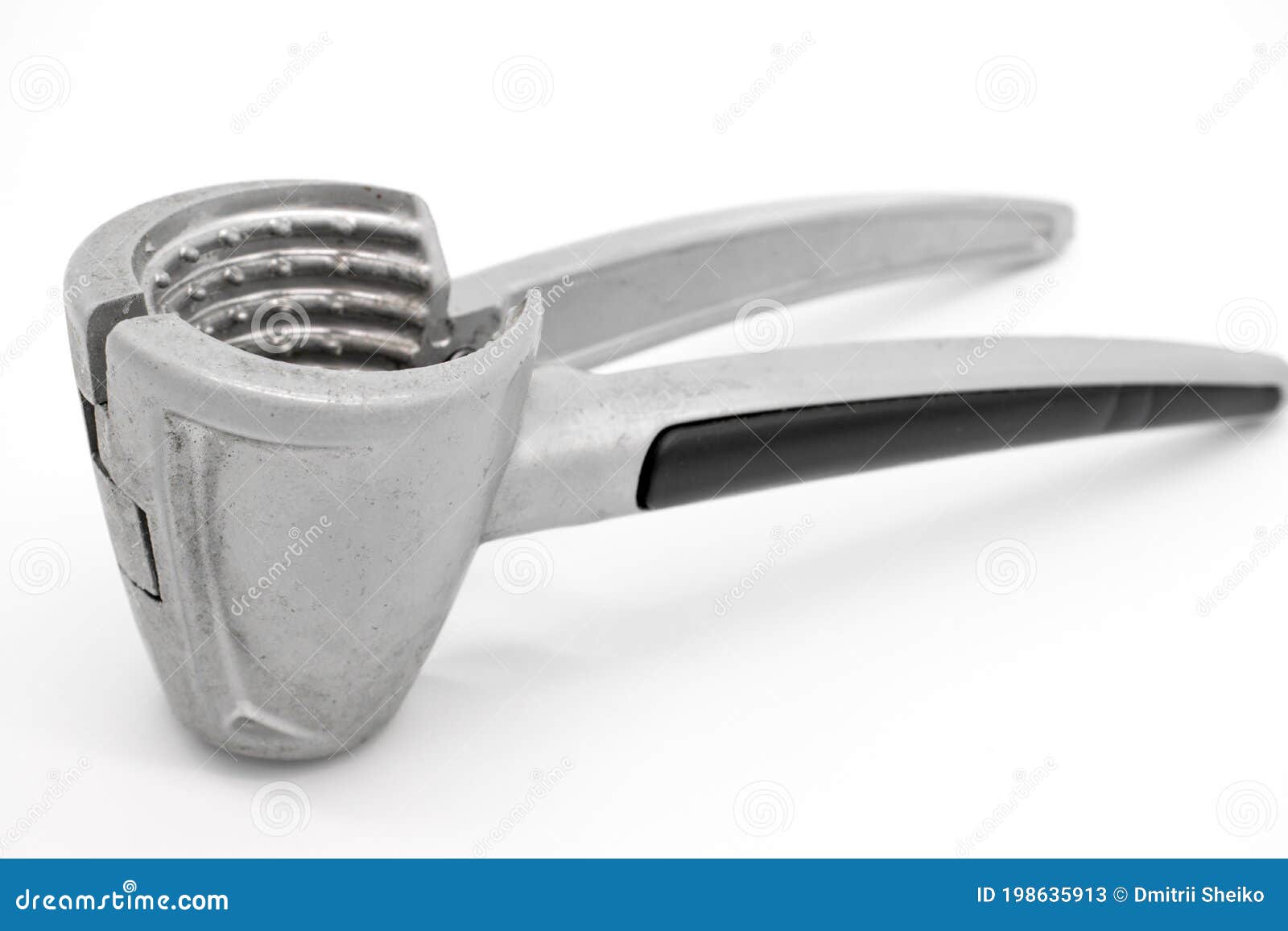 Walnuts on a White Background, Broken by a Nutcracker Stock Image ...