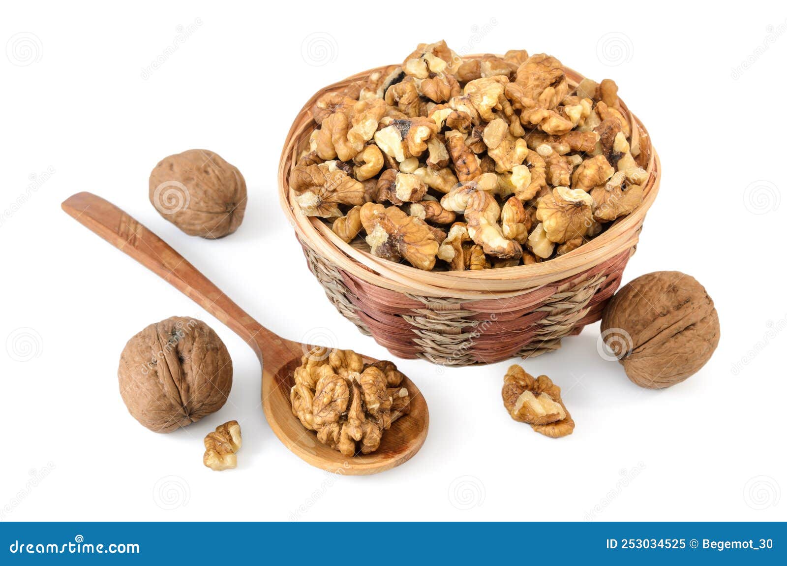 Walnuts stock image. Image of kernel, autumn, group - 253034525