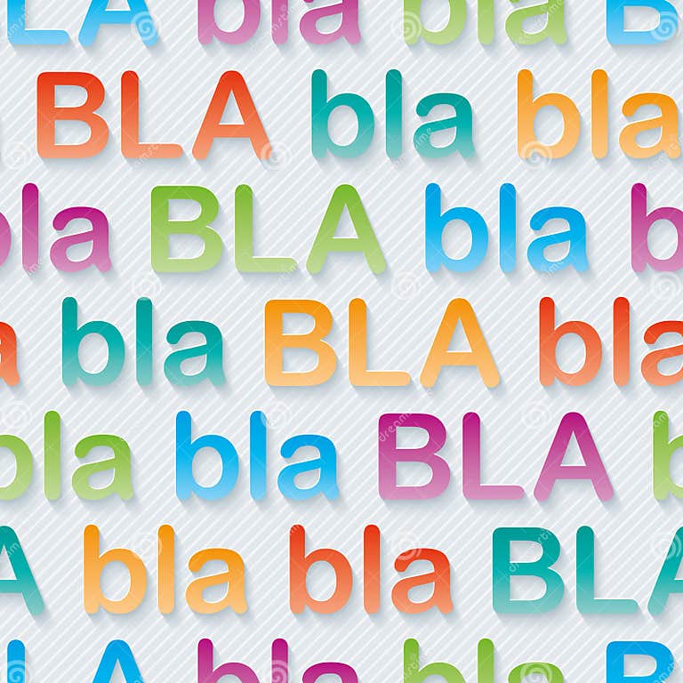 Walpaper de Bla-bla-bla ilustração do vetor. Ilustração de envolver ...