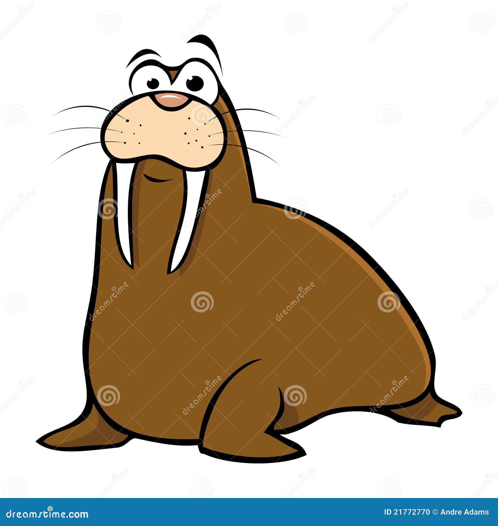 Super Fat Walrus Clipart