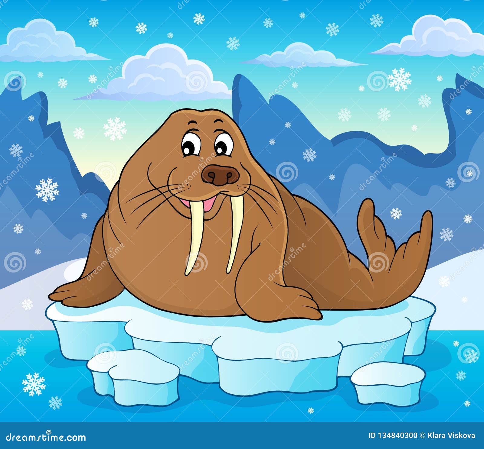 Walrus Stock Illustrations – 2,564 Walrus Stock Illustrations, Vectors ...
