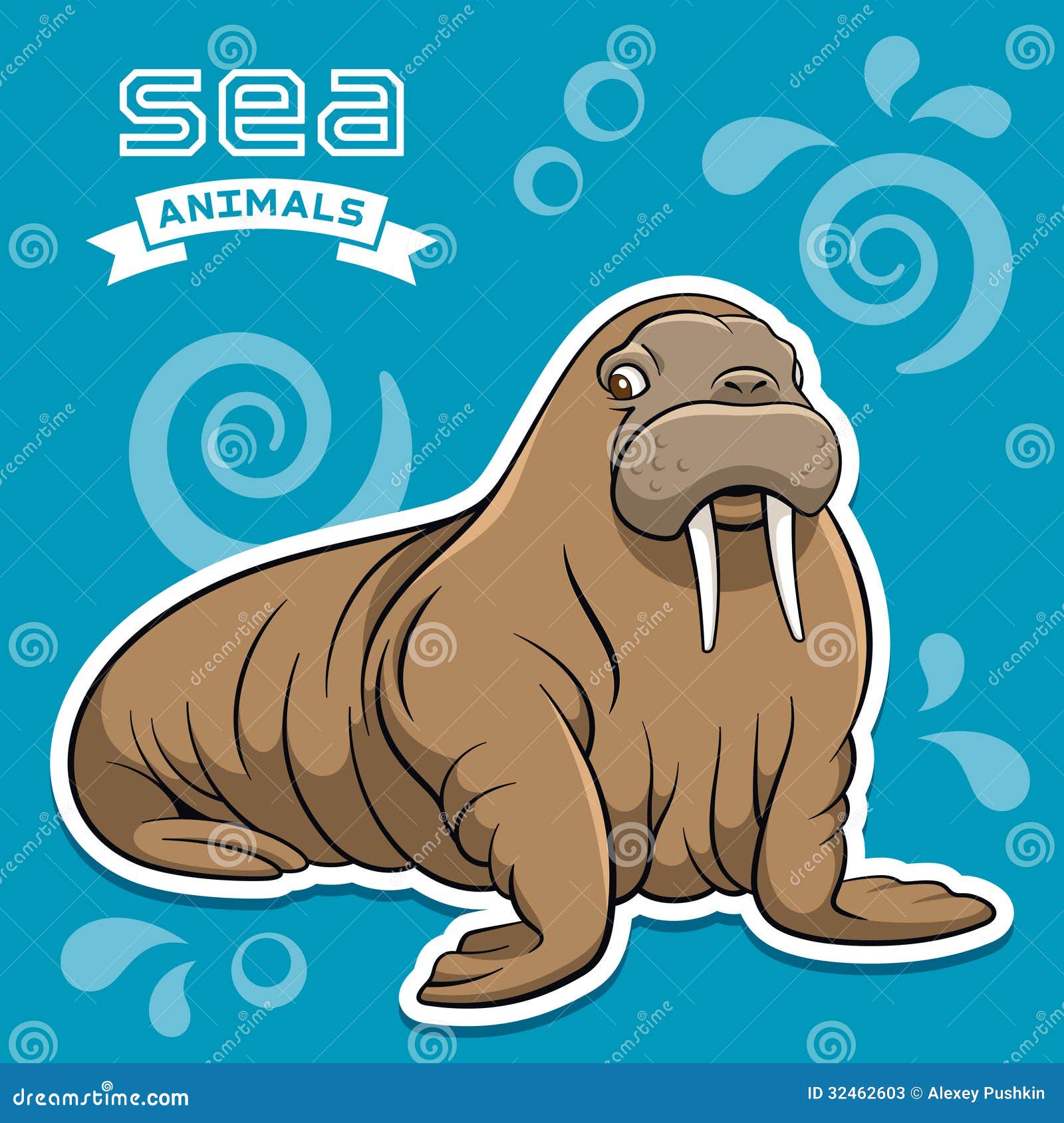 Super Fat Walrus Clipart