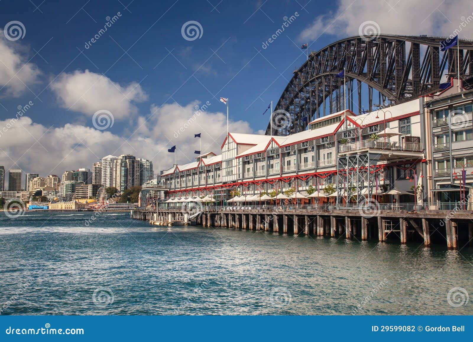 Walsh Bay stock photo. Image of park, pier, bridge, luna - 29599082