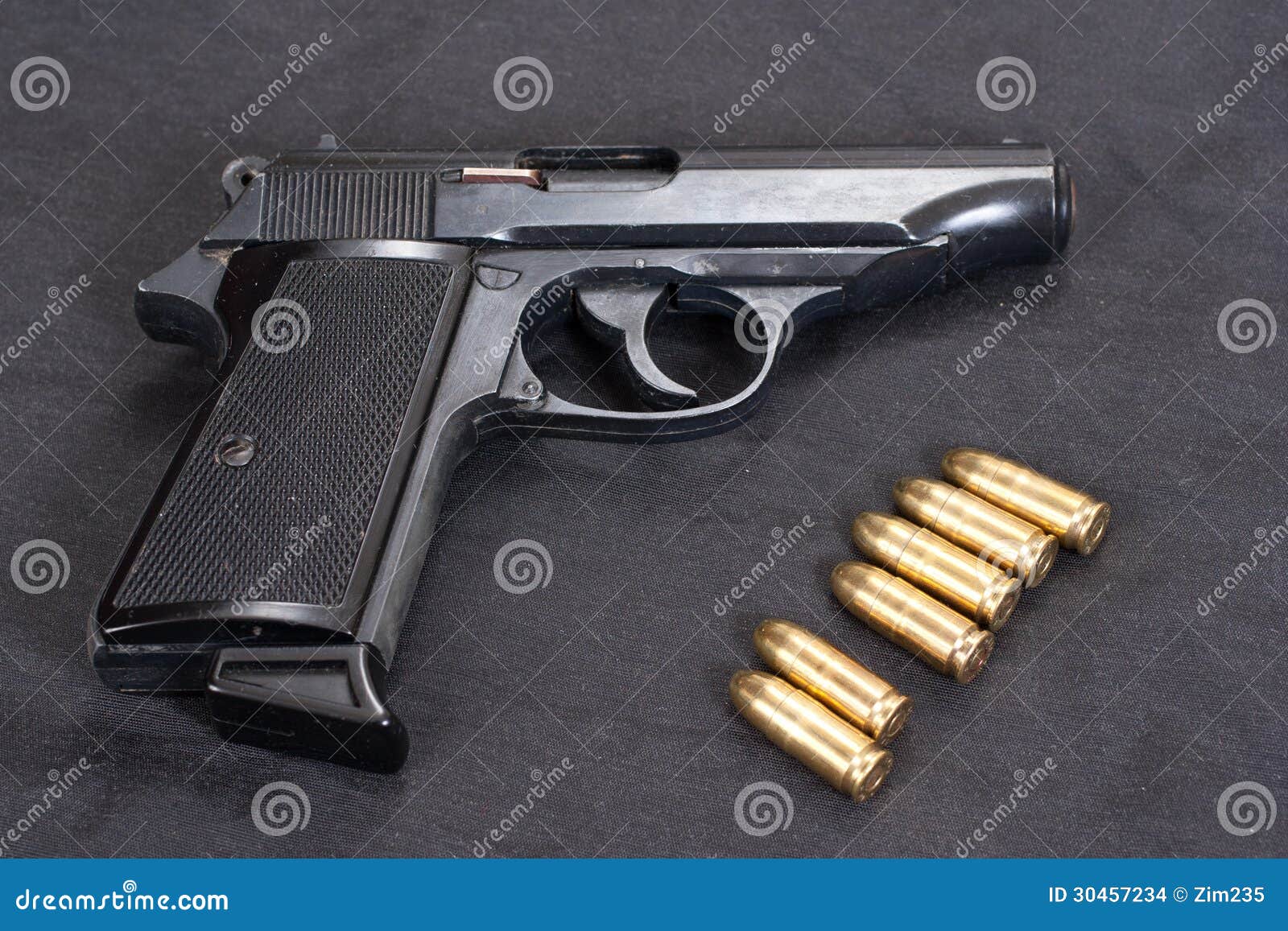 Walter pp handgun stock photo. Image of special, white - 30457234