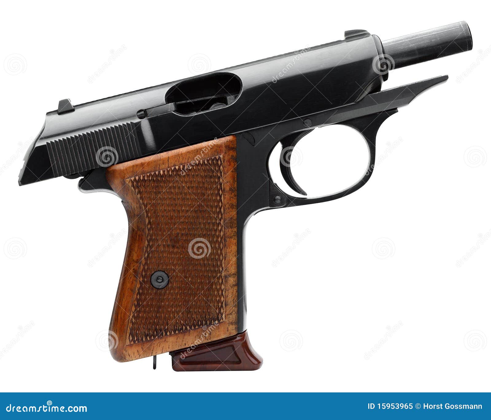 Walther PPK 22 stock image. Image of police, walther - 15953965
