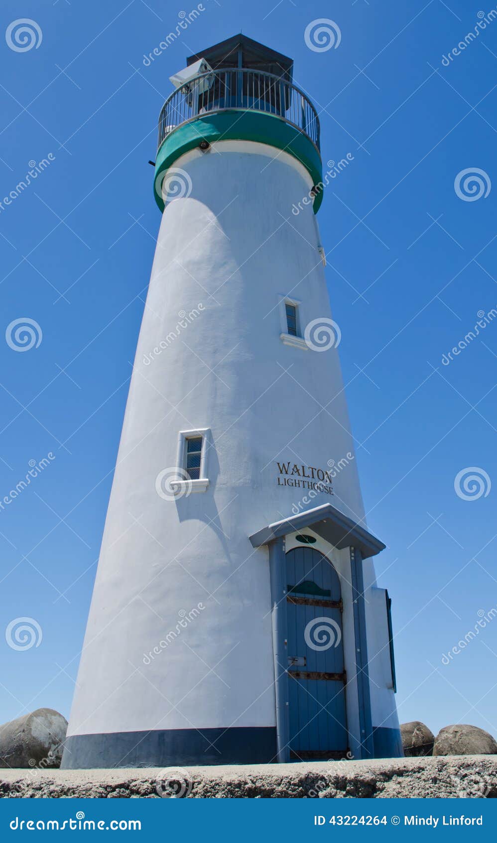 Walton Lighthouse stock photo. Image of coast, shoreline - 43224264