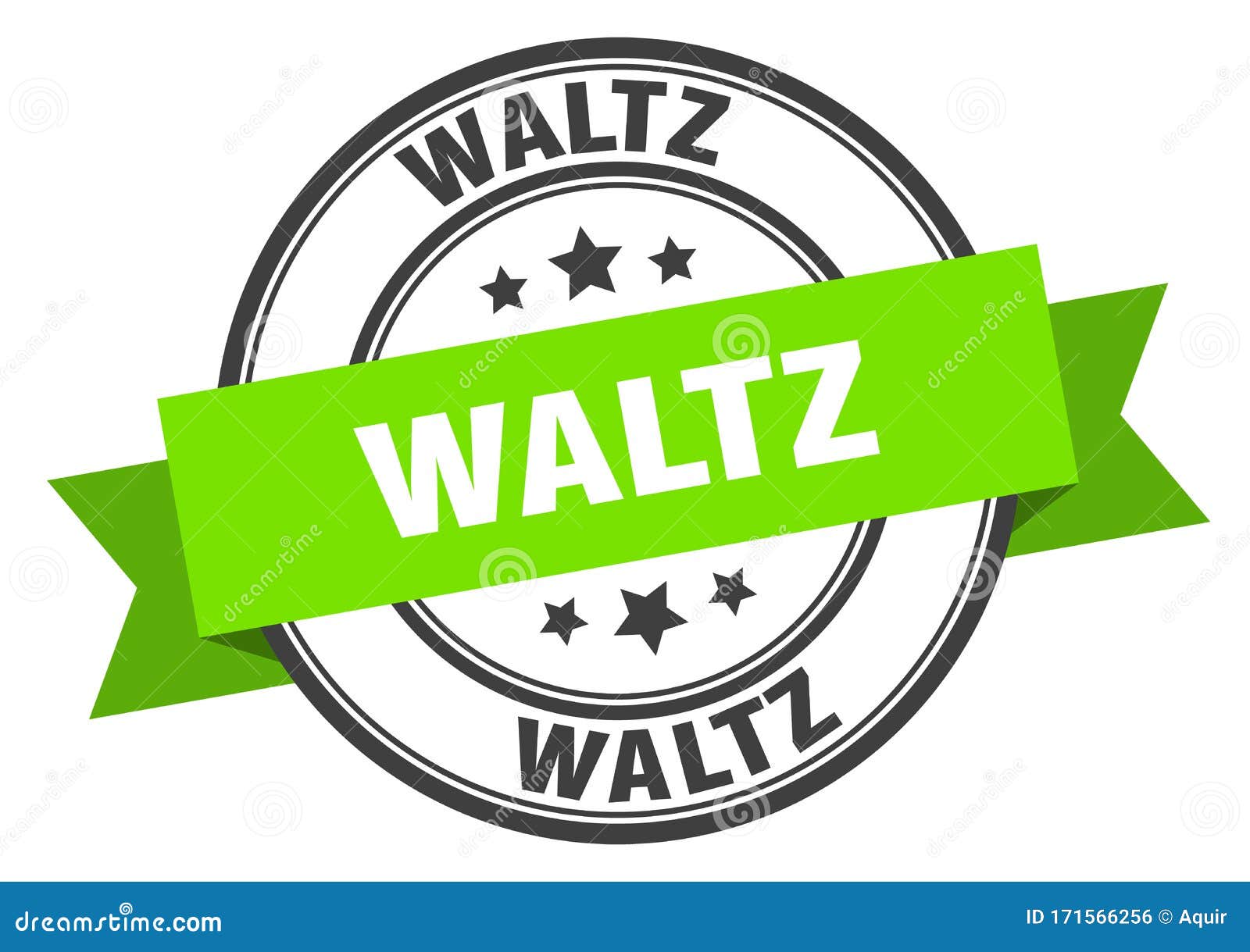 Waltz Label. Waltz Round Band Sign Stock Vector - Illustration of round ...