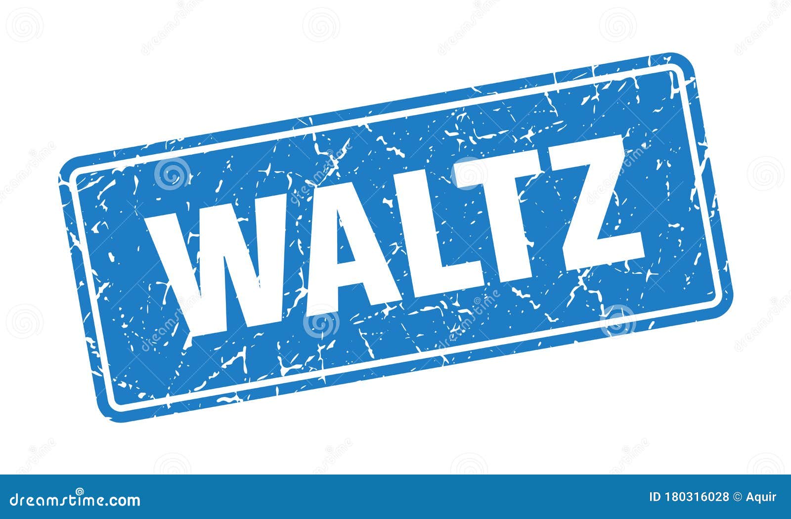 Waltz Sign. Waltz Grunge Stamp Stock Vector - Illustration of badge ...