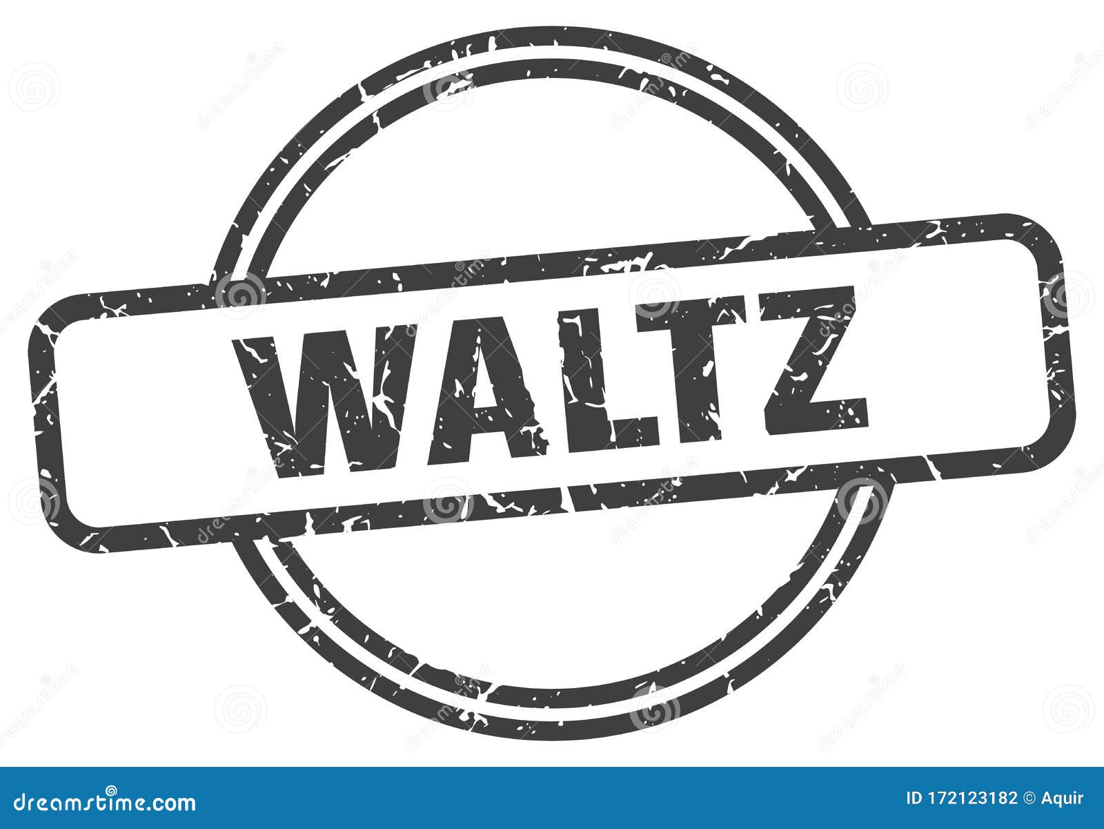 Waltz Stamp. Waltz Round Grunge Sign Stock Vector - Illustration of ...
