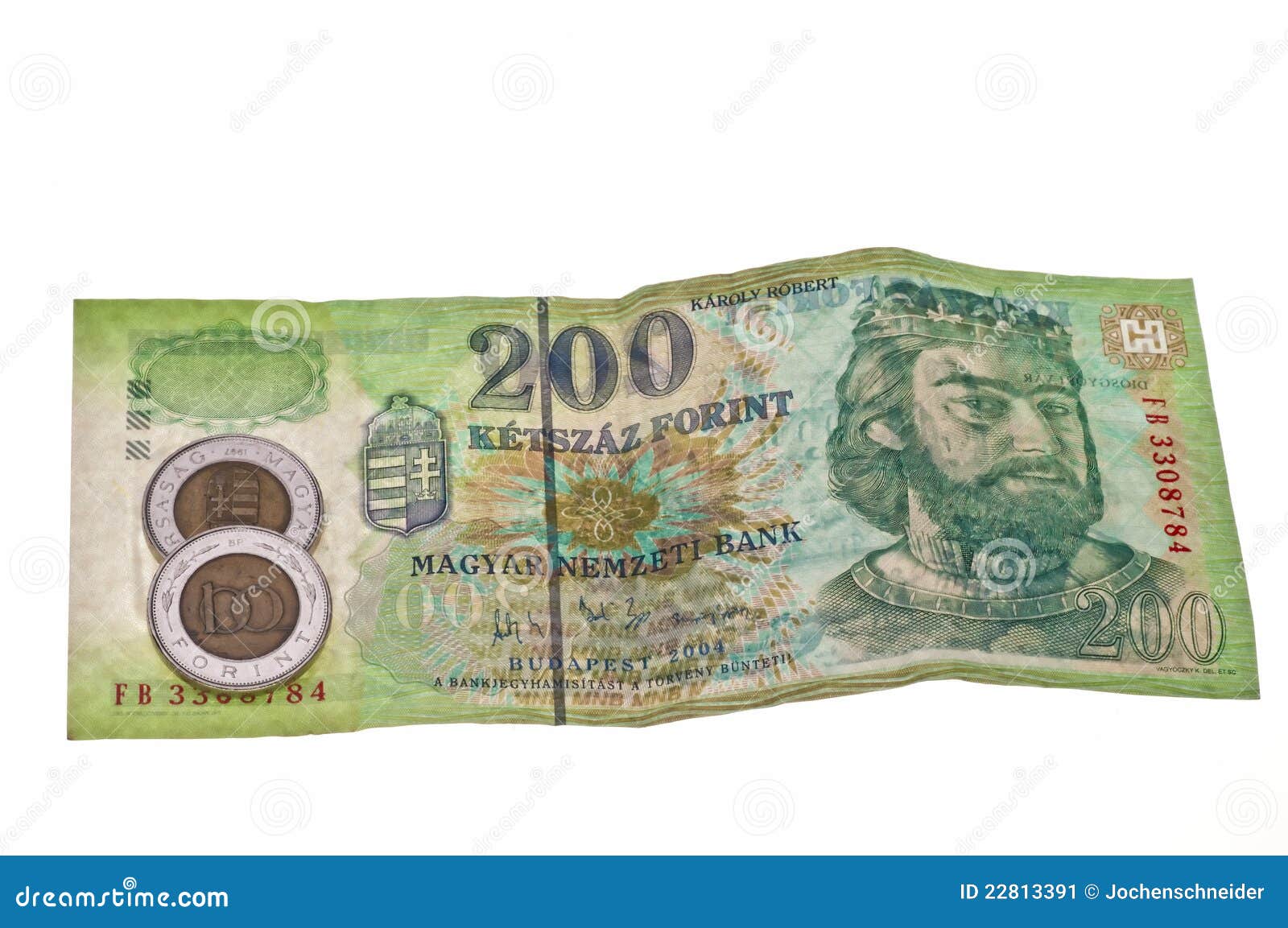 Waluta Hungary obraz stock. Obraz złożonej z europejczycy - 22813391