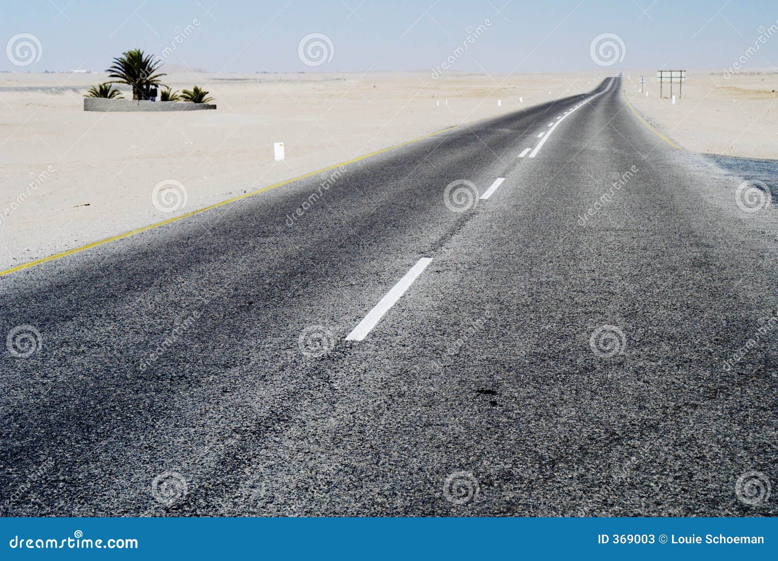Walvisbay highway, Namibia stock image. Image of vast, dune - 369003