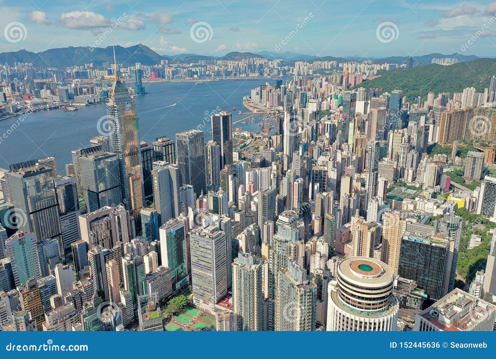 Wan Chai District Hong Kong, 1 July 2019 Stock Photo - Image of ...