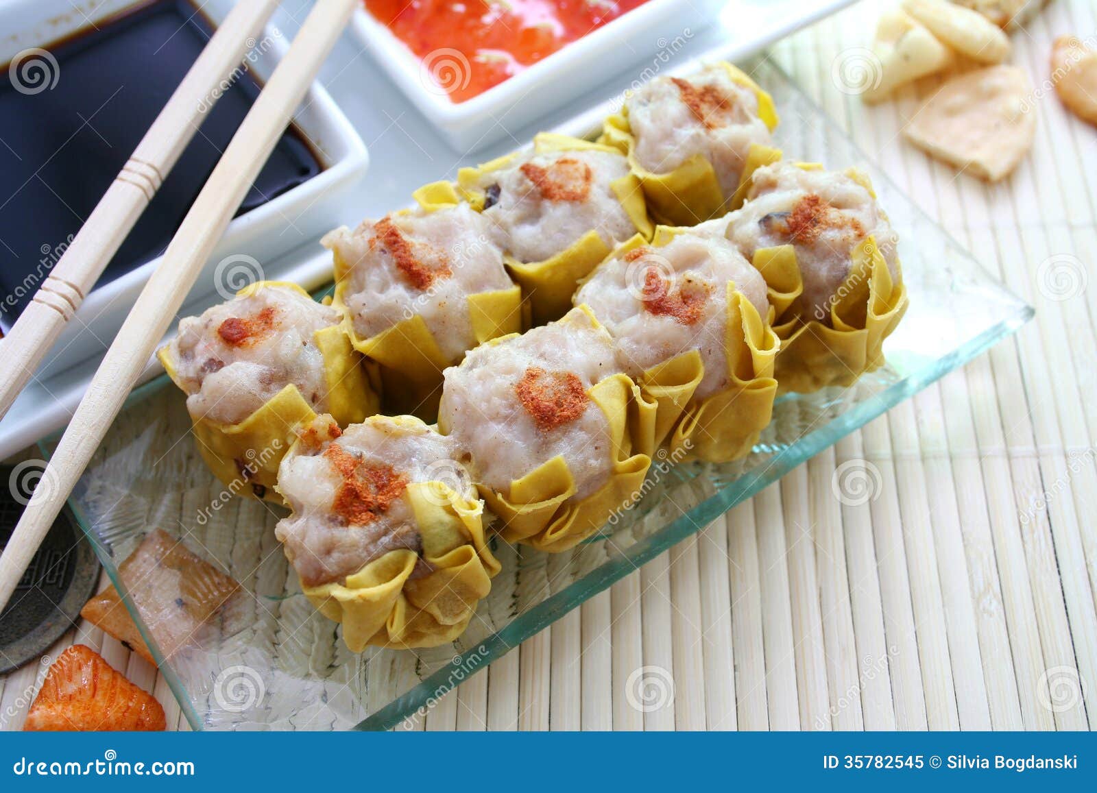 Wan tan stock image. Image of chilie, pork, meal, asia - 35782545