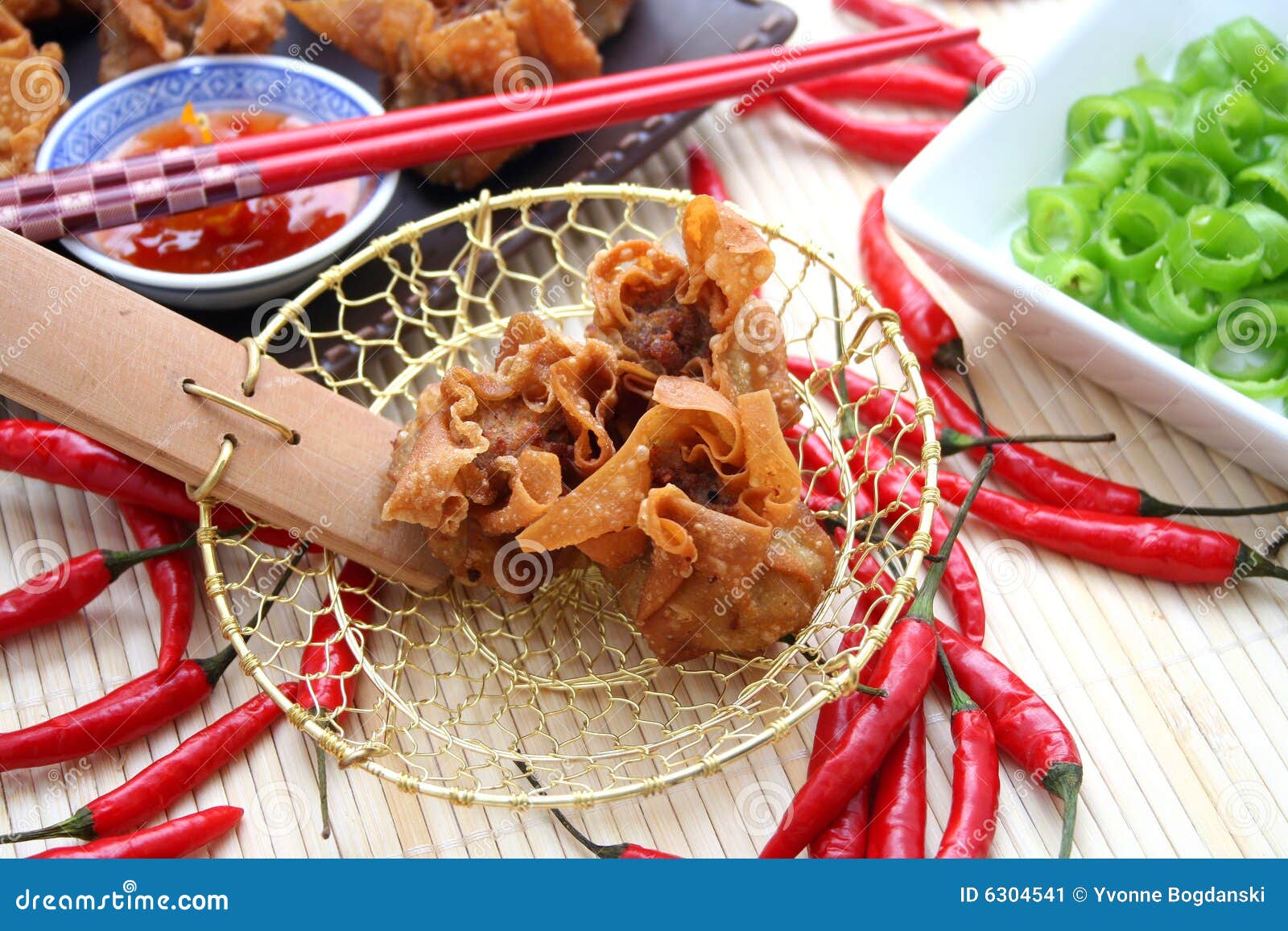 Wan tan stock image. Image of prawns, asian, sauce, meal - 6304541