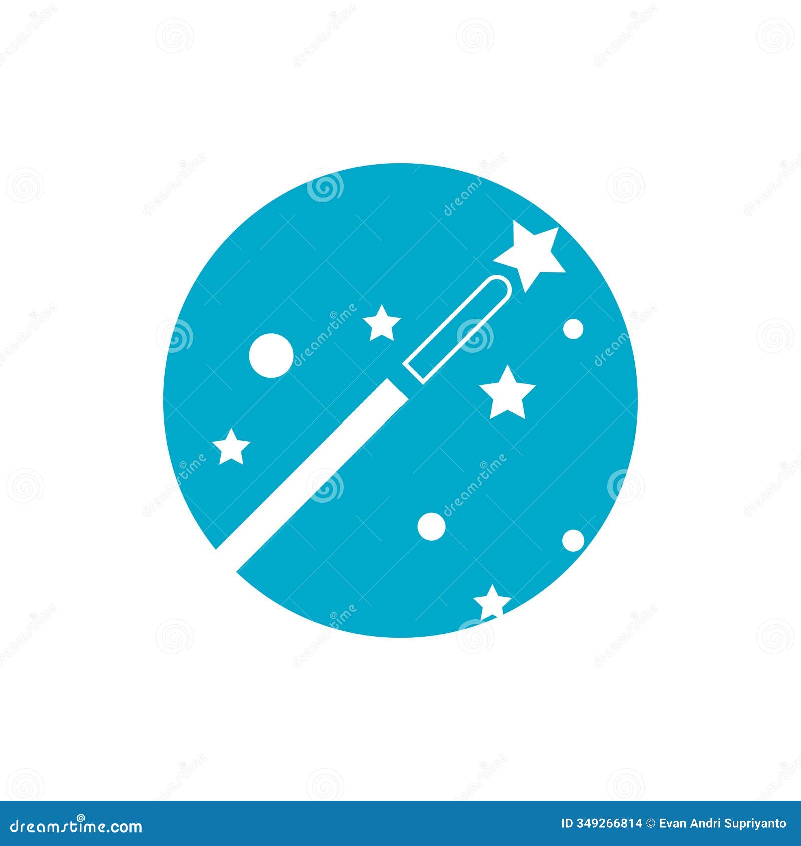 Wand Magic Stick Icon Vector Template Symbol Stock Vector ...