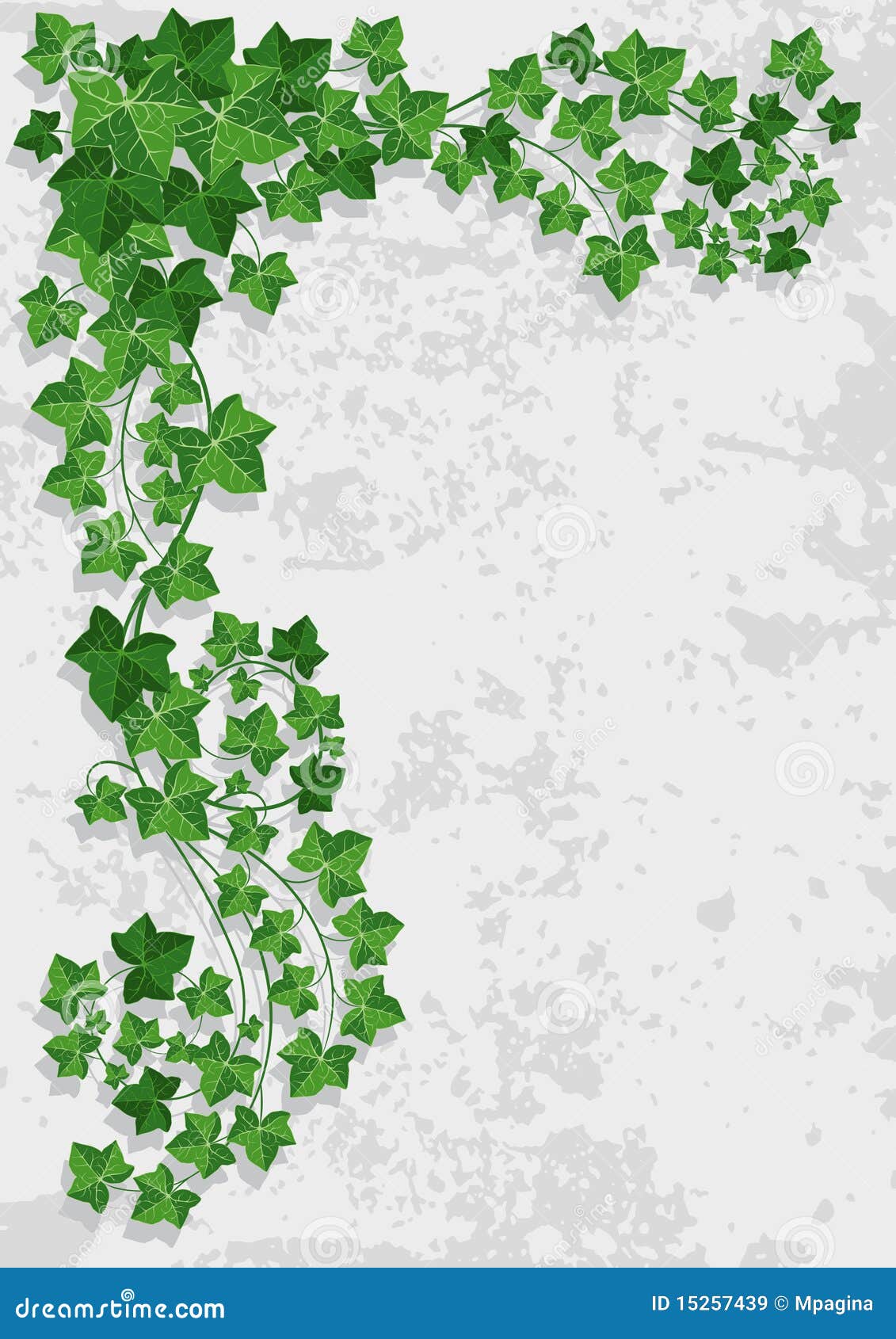 Wand mit Efeu vektor abbildung. Illustration von betrieb - 15257439