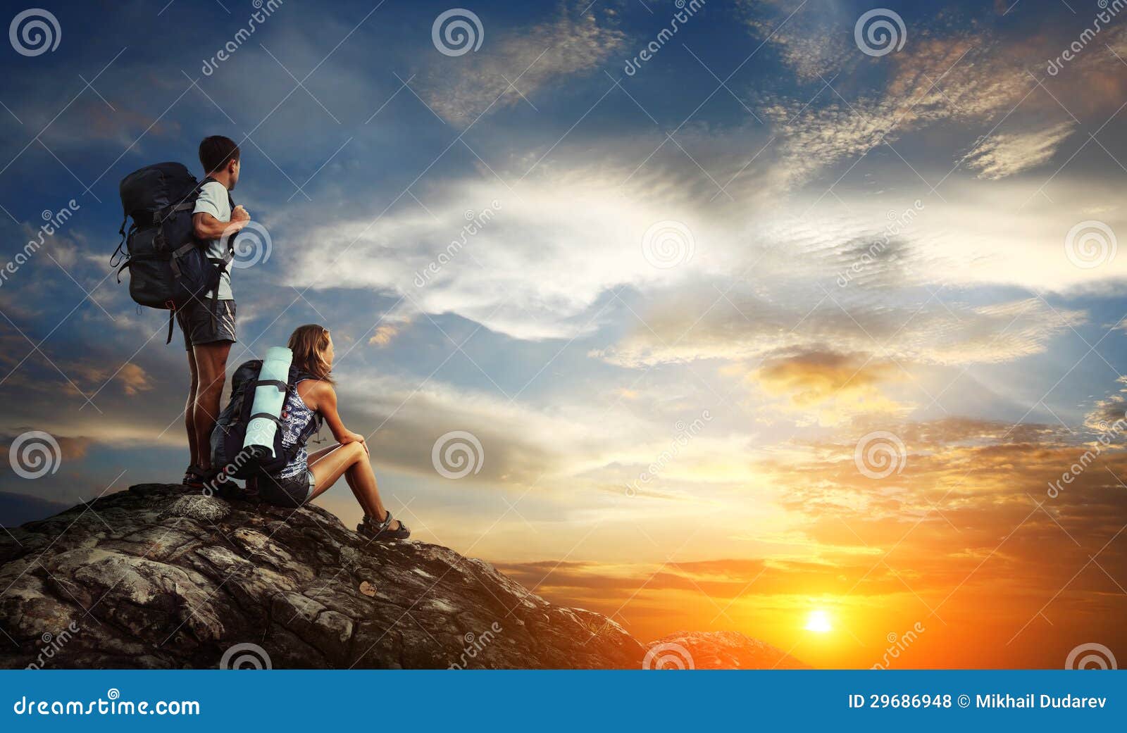 Wanderer stockfoto. Bild von wanderung, höhe, freiheit - 29686948