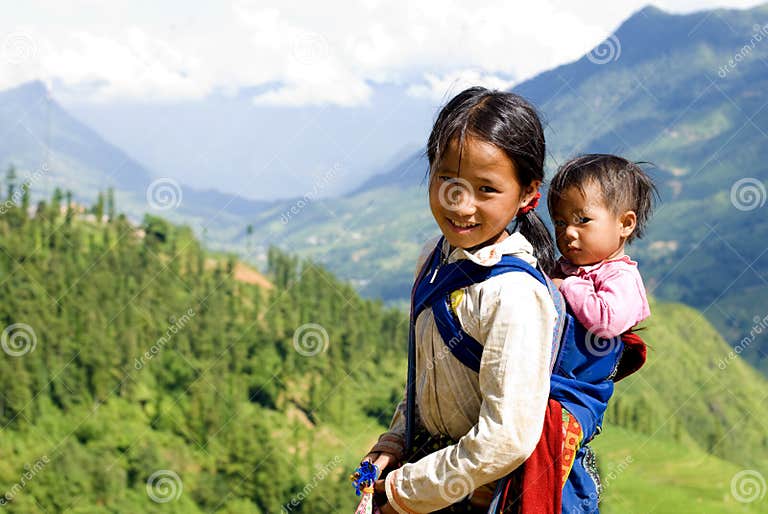 Wandering Child editorial stock image. Image of valley - 21033229