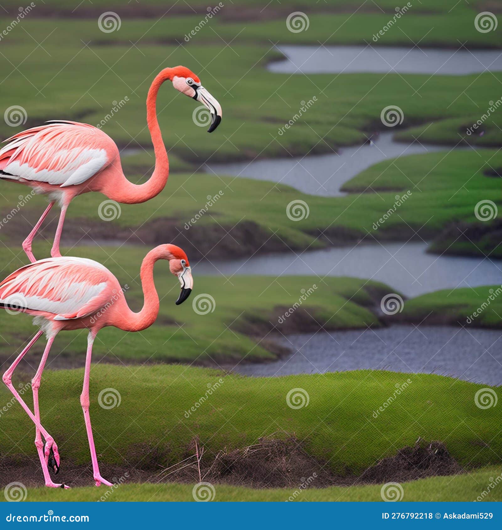 Wandering filamingo stock illustration. Illustration of bird - 276792218