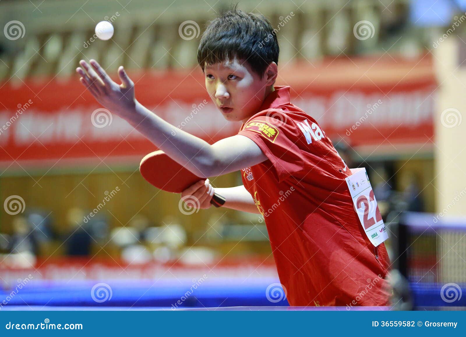 WANG Manyu (CHN) photographie éditorial. Image du olympics - 36559582