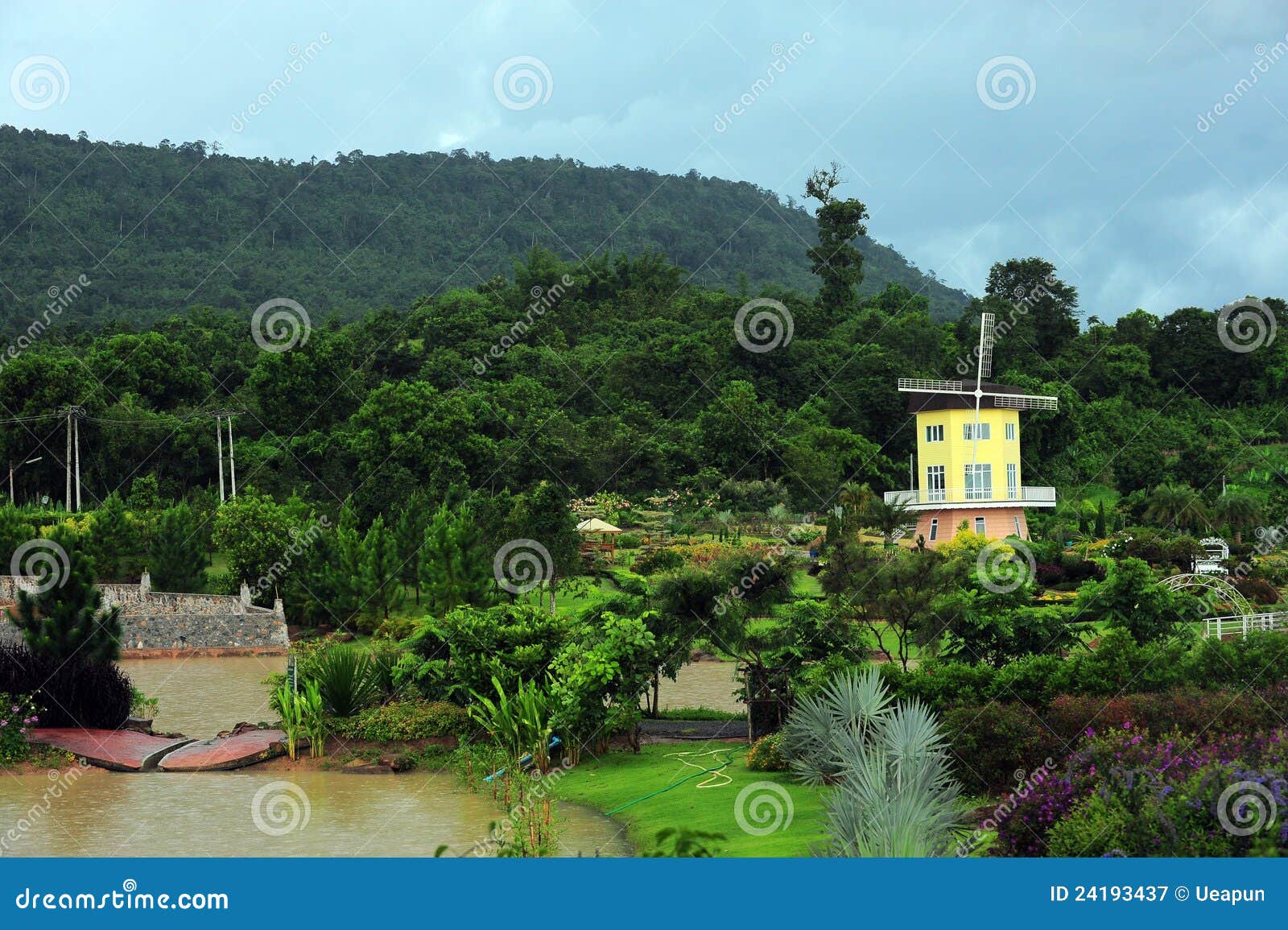 Wang Nam Keow imagen de archivo. Imagen de tailandia - 24193437