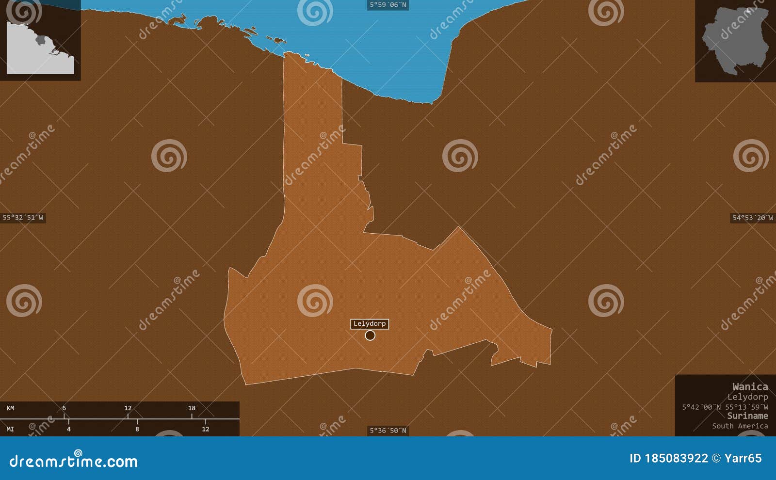 Wanica, Suriname - Composition. Pattern Stock Illustration ...