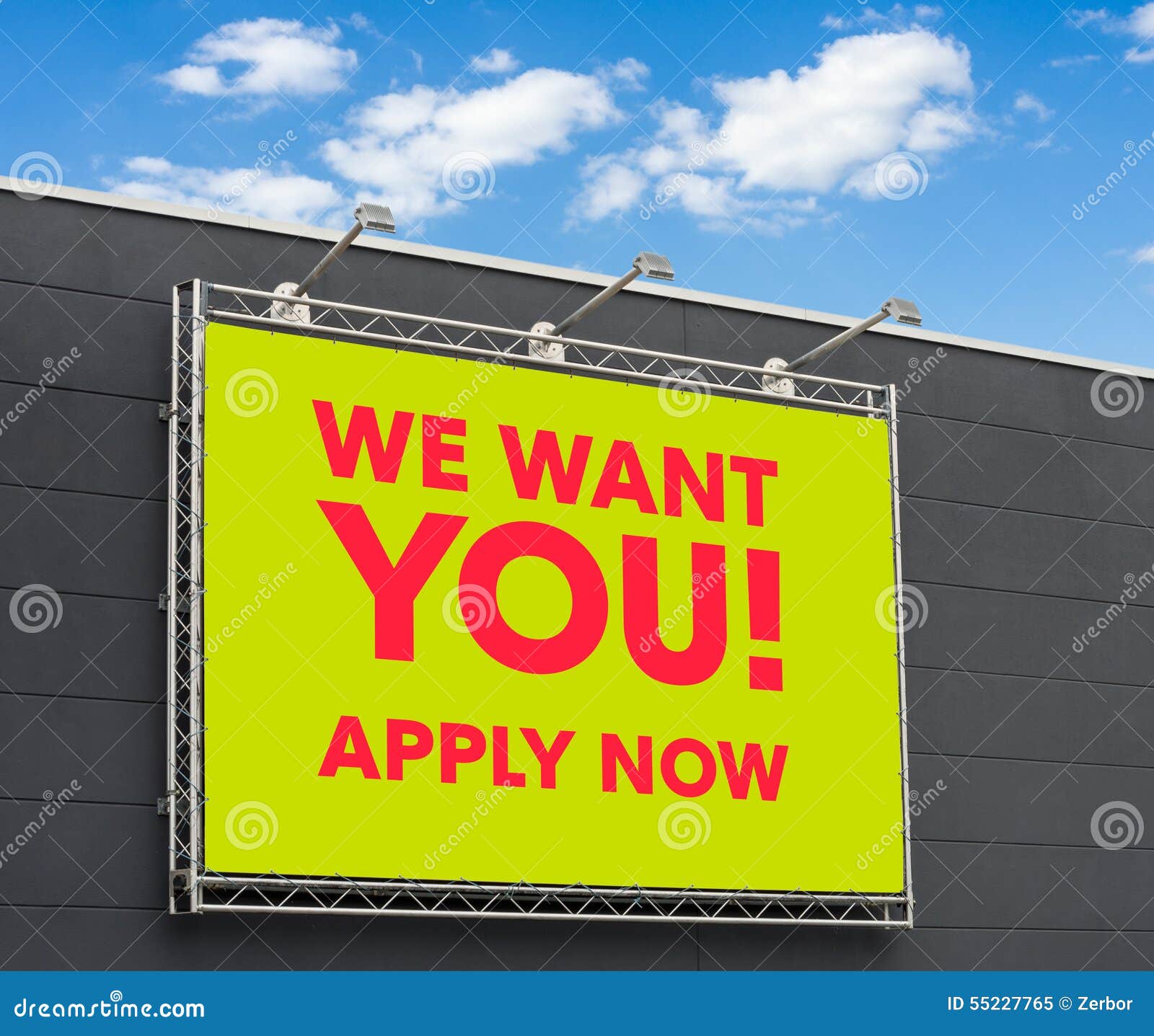 We want you stock image. Image of frame, hiring, outdoor - 55227765