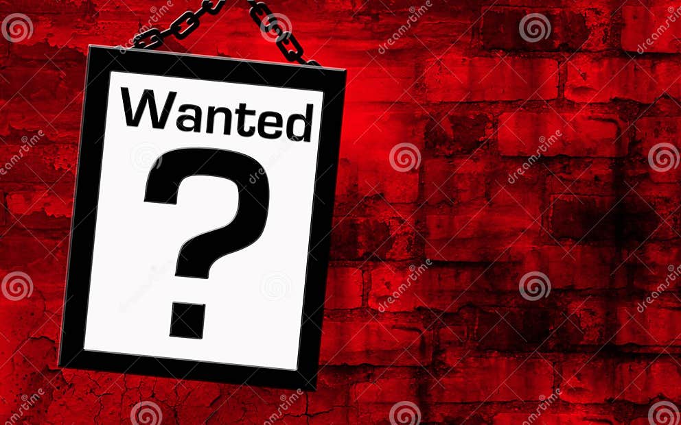 Wanted stock illustration. Illustration of bricked, board - 16008127