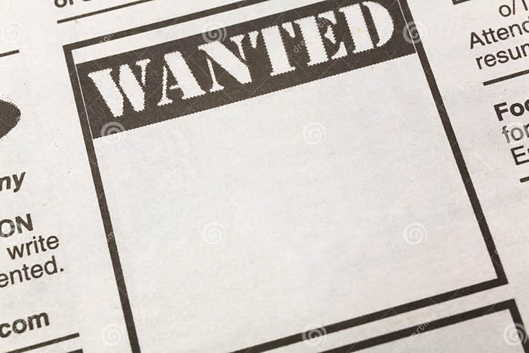 Wanted stock photo. Image of recruitment, wanted, hire - 4622938