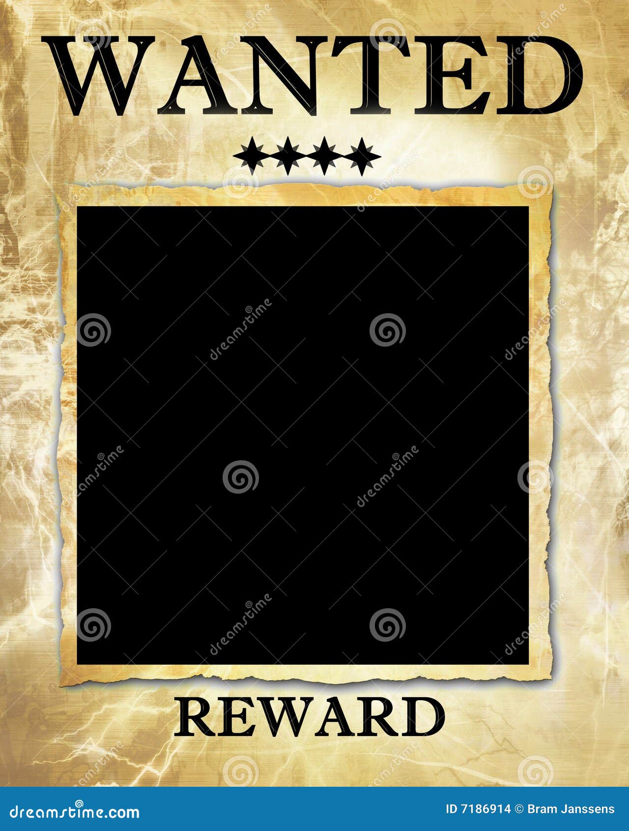 Wanted stock illustration. Illustration of poster, reward - 7186914