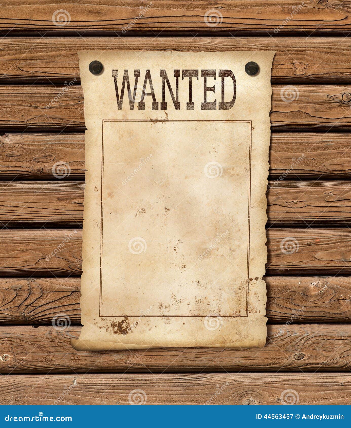 Blank Wanted Poster Paper