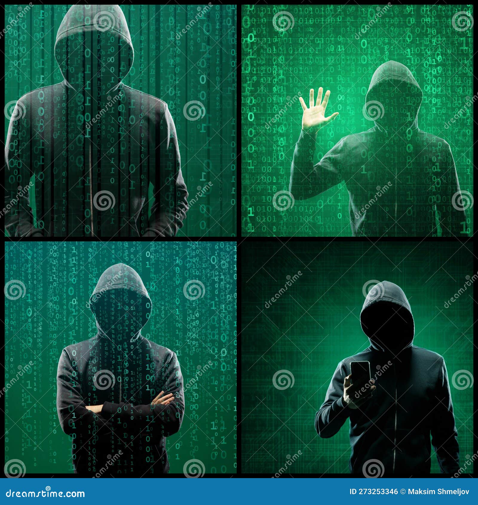 Wanted Hacker Is Coding Virus Ransomware Using Abstract Binary Code Concept Of Cyberattack