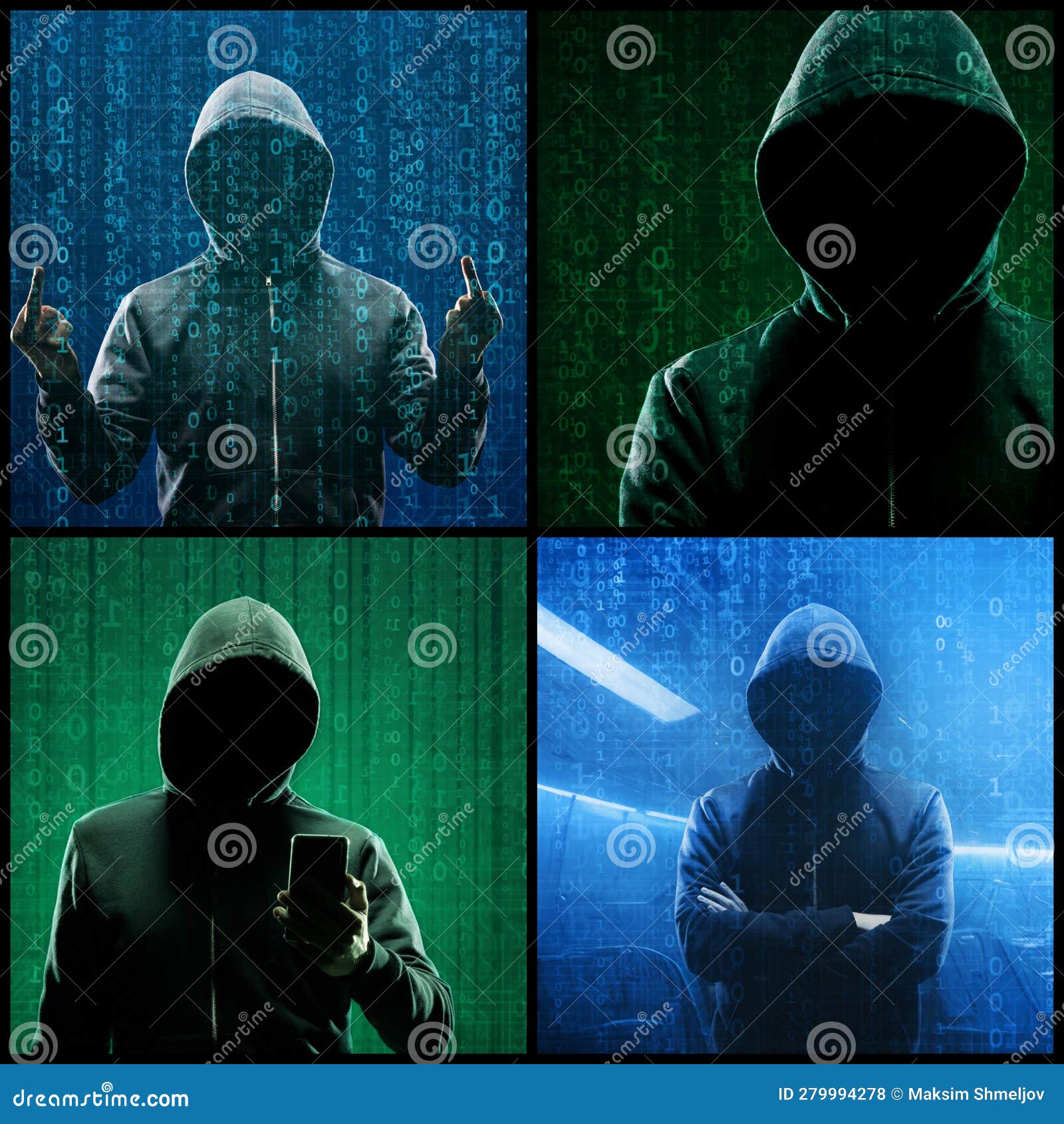 Wanted Hacker Is Coding Virus Ransomware Using Abstract Binary Code Concept Of Cyberattack