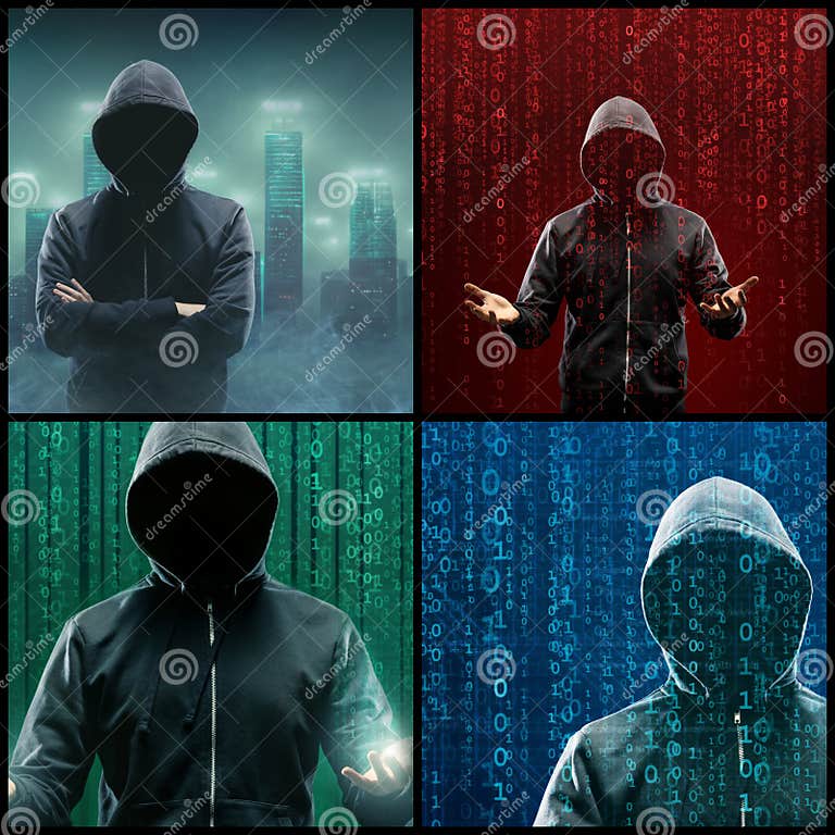 Wanted Hacker Is Coding Virus Ransomware Using Abstract Binary Code