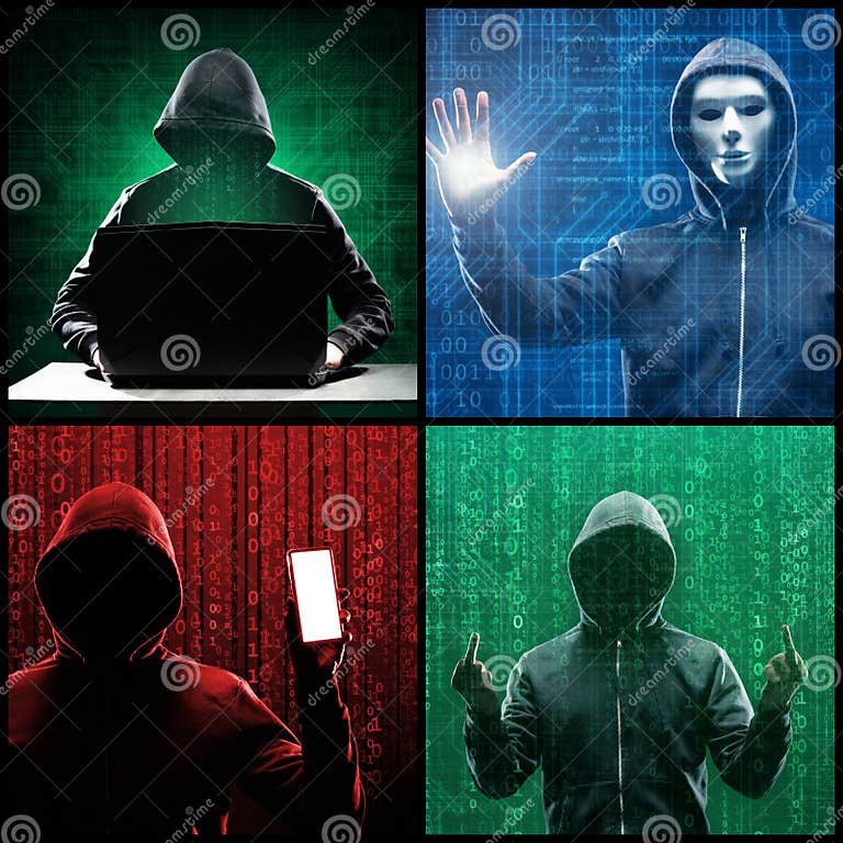 Wanted Hacker is Coding Virus Ransomware Using Abstract Binary Code ...