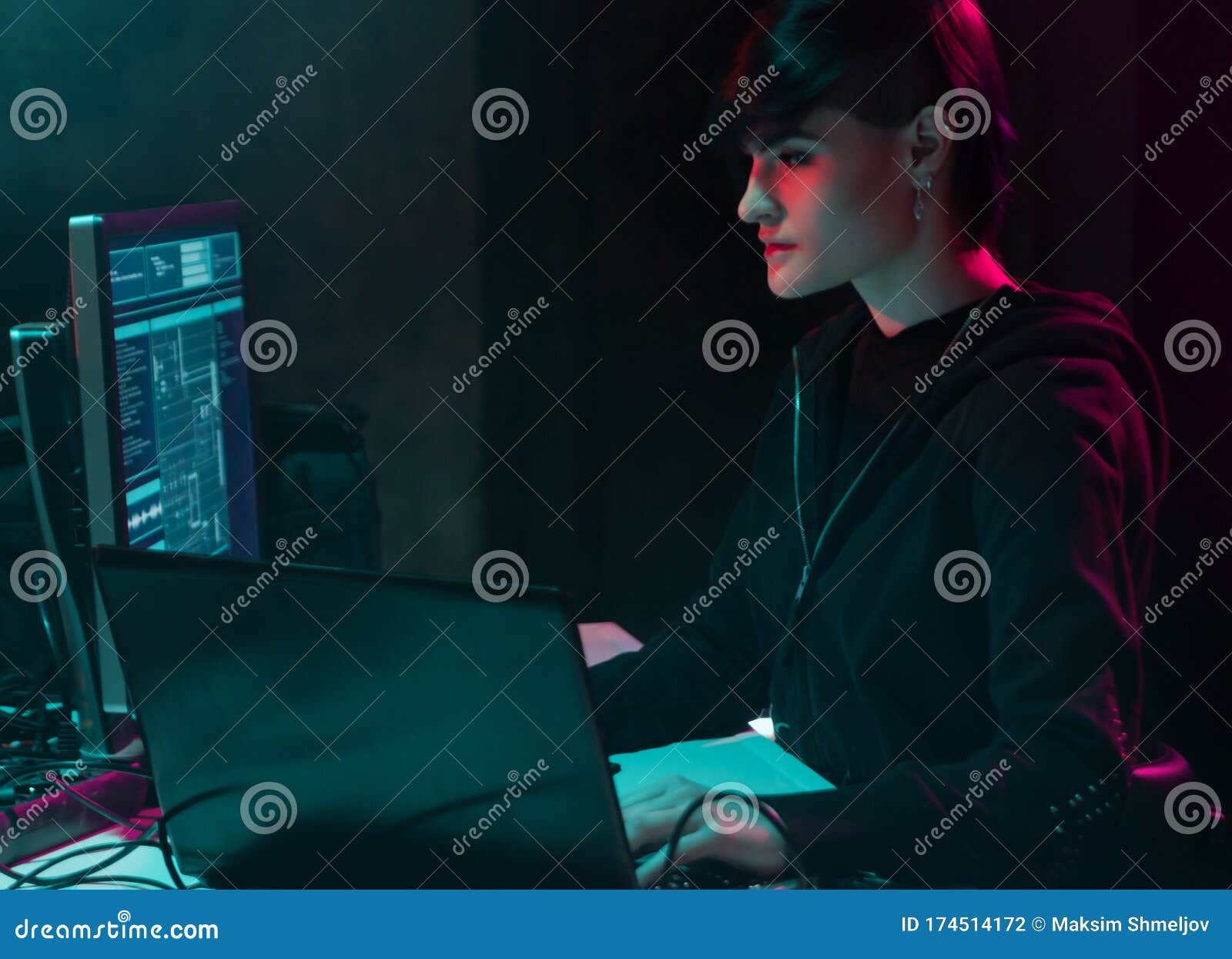 Wanted Hackers Coding Virus Ransomware Using Laptops and Computers in ...